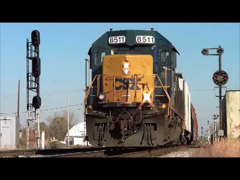 One Unit Wonders CSX 8511 SD50 Leslie RS5T Horn Toledo Sub - YouTube