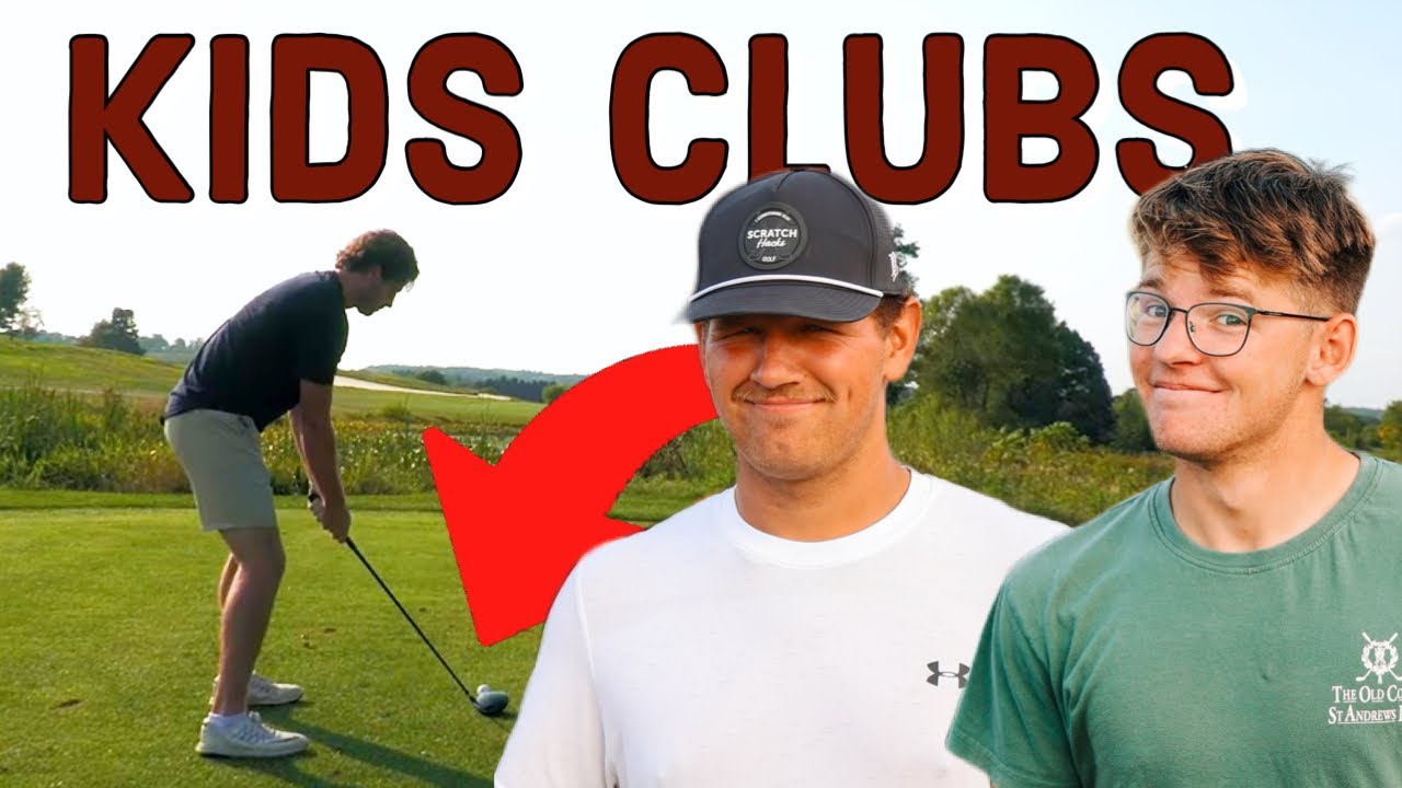 SCRATCH Golfers Play With KIDS CLUBS - YouTube
