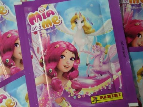 Mia and Me Sticker Unboxing - YouTube