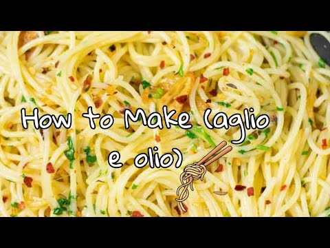 Aglio E olio | Tutorial cara Buat Nya Begini Nihh 🍲🍝 | Kate.sugiaman - YouTube