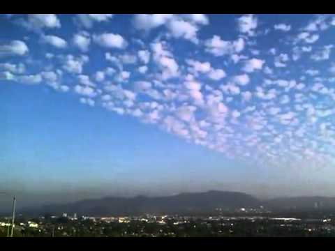 GEOENGINEERING AT ITS BEST!! UNNATURAL MAN MADE Cloud Formation!! 2011 ...