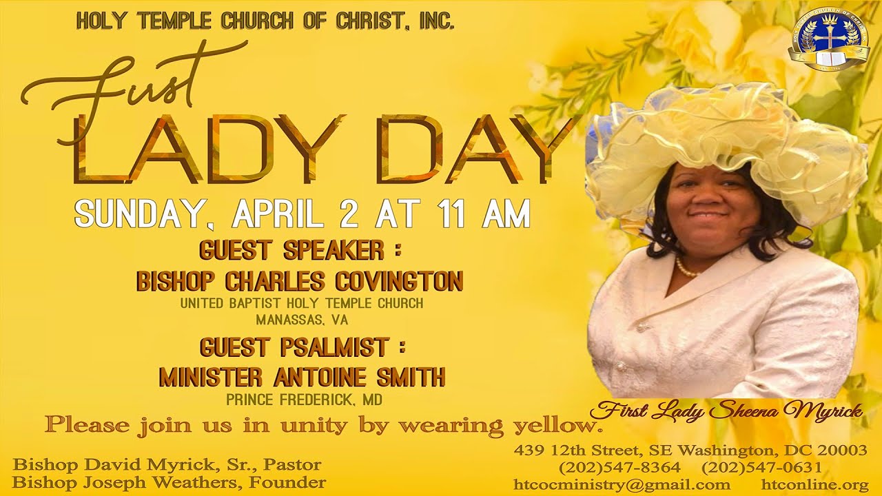 Sunday, April 2, 2023: Holy Temple's Sunday Morning Worship Service ...