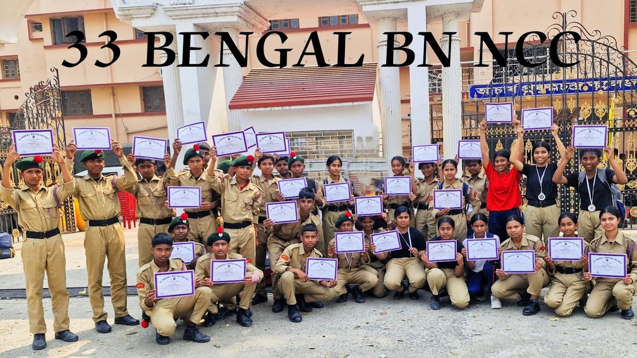NCC CAMP 33 BENGAL BN NCC 2025 K.C.PUR #ncc - YouTube