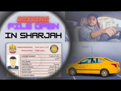 Driving License File Open In Sharjah UAE | 2024 | Full Detail In ...