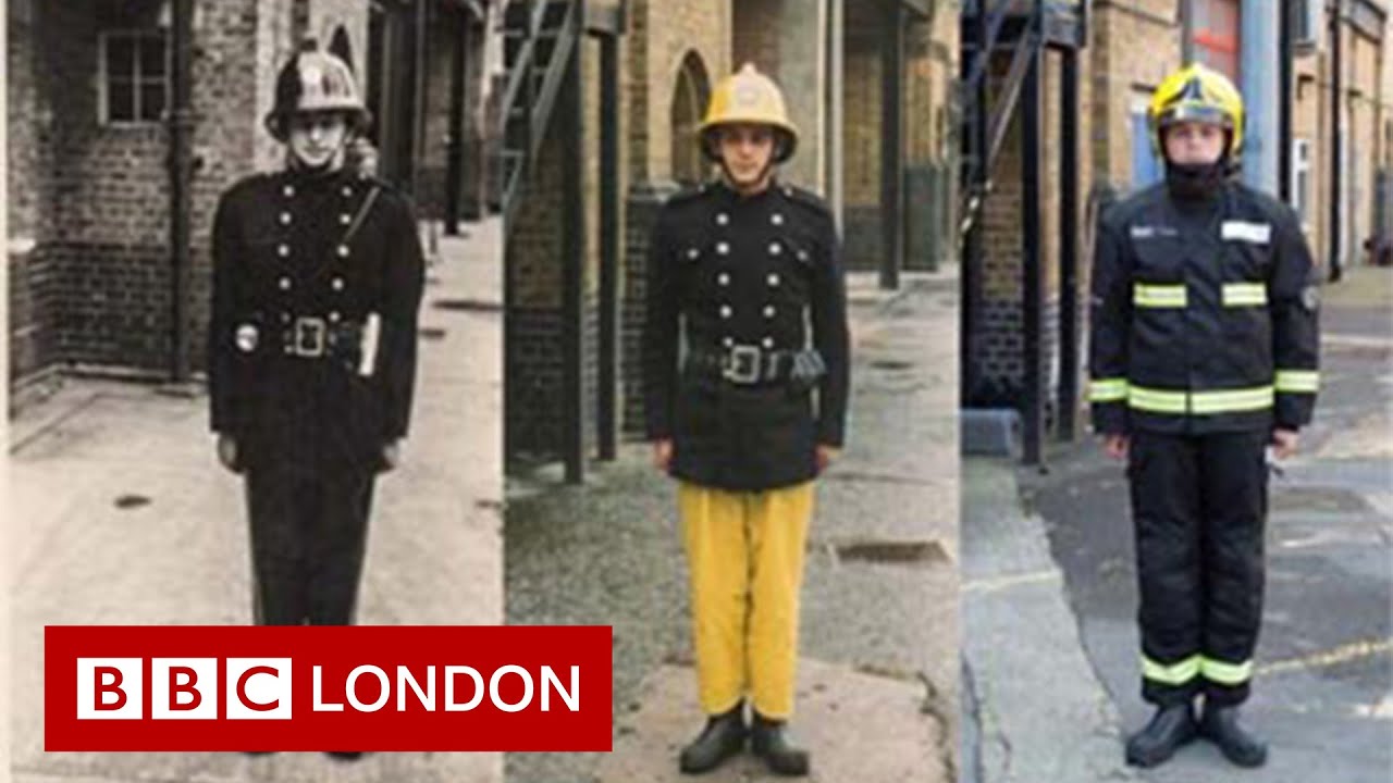 Three generations of firefighters in the same spot - YouTube