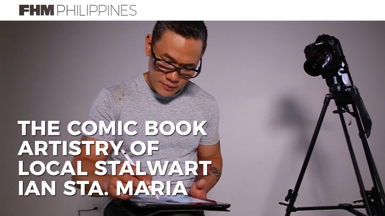 The Comic Book Artistry Of Local Stalwart Ian Sta. Maria - YouTube