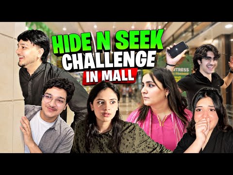 HIDE & SEEK CHALLENGE IN MALL // ALISHA ALIZEH FULL DAR GAYEE // RAFAY FILM DAIKHNE BAITH GYA
