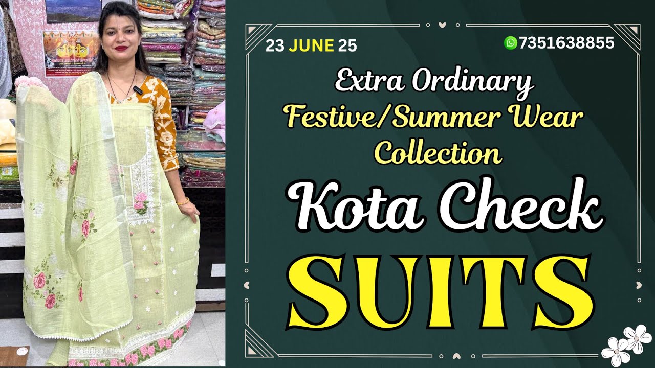 23 June 25 | KOTA Check Suits Take OVER Your Summer Wardrobe! - YouTube