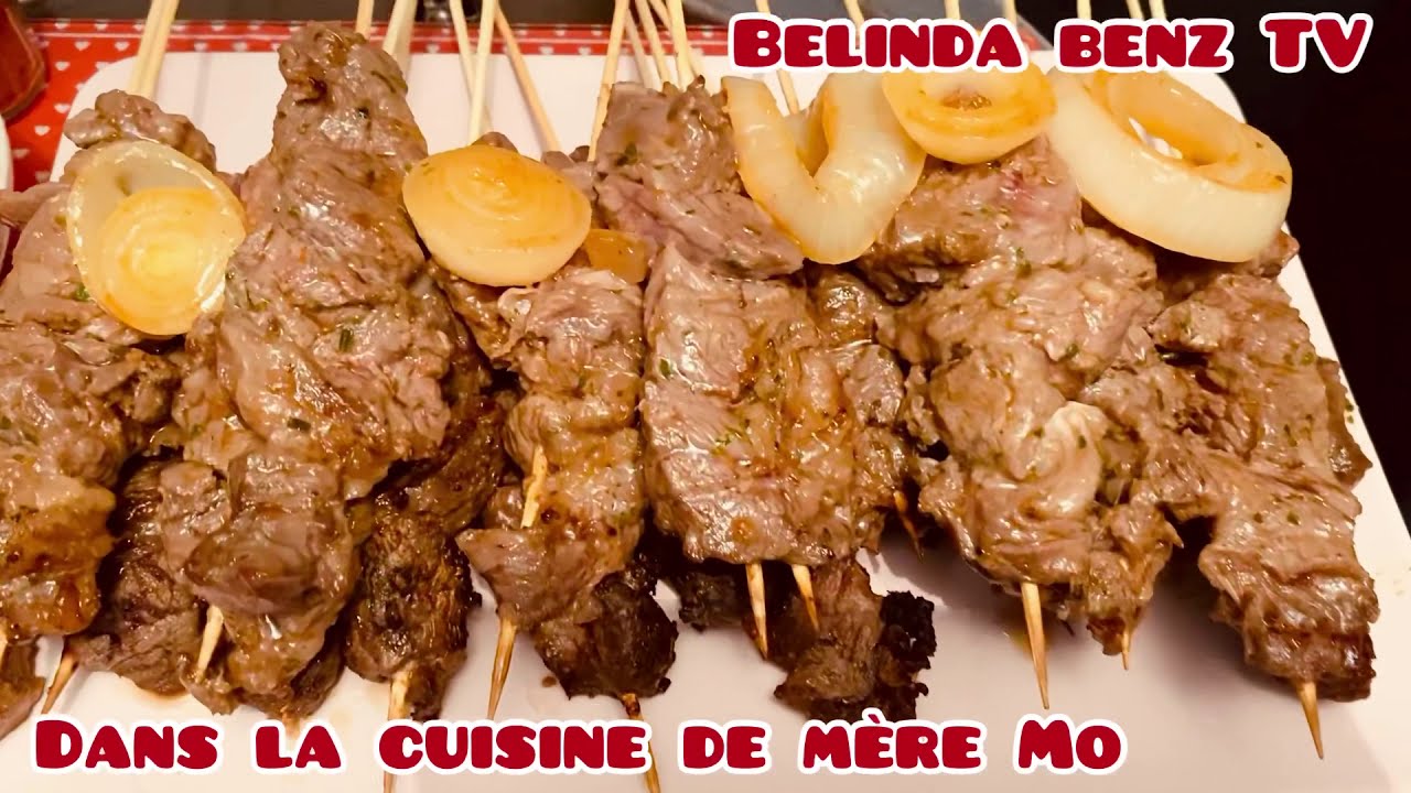 LA RECETTE DES BROCHETTES DE BŒUF KAMUNDELE - YouTube
