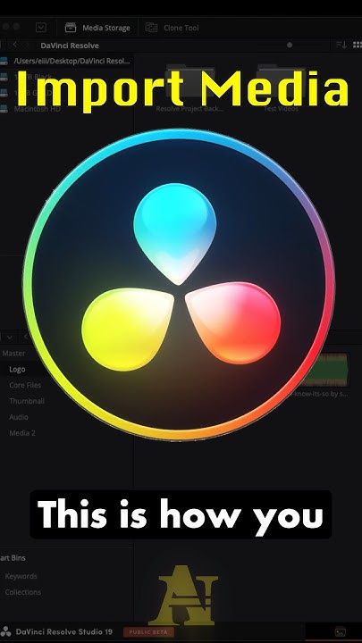 Importing media in DaVinci Resolve. For more ways to do so, click the video linked! - YouTube