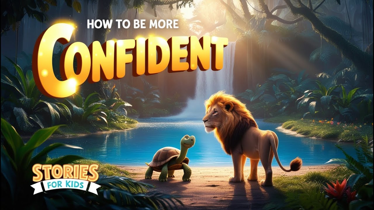 Lion Who Finds His Roar: A Kids Story That Teaches Building CONFİDENCE ...