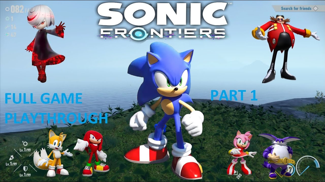 Sonic Frontiers Part 1 Of 15 Full Game Playthrough Kronos Island Tutorial - YouTube