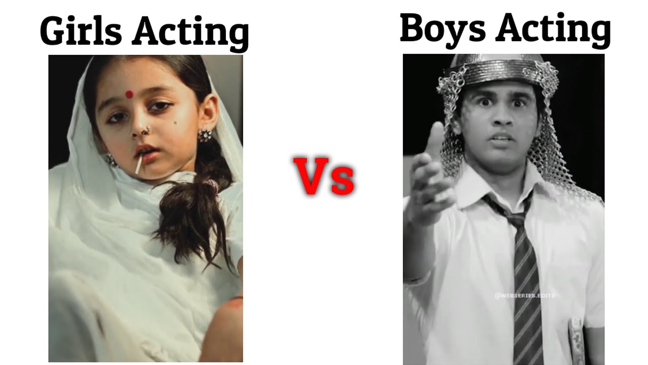 Girls Acting Vs Boys Acting !! Memes #viralmemes #memes - YouTube