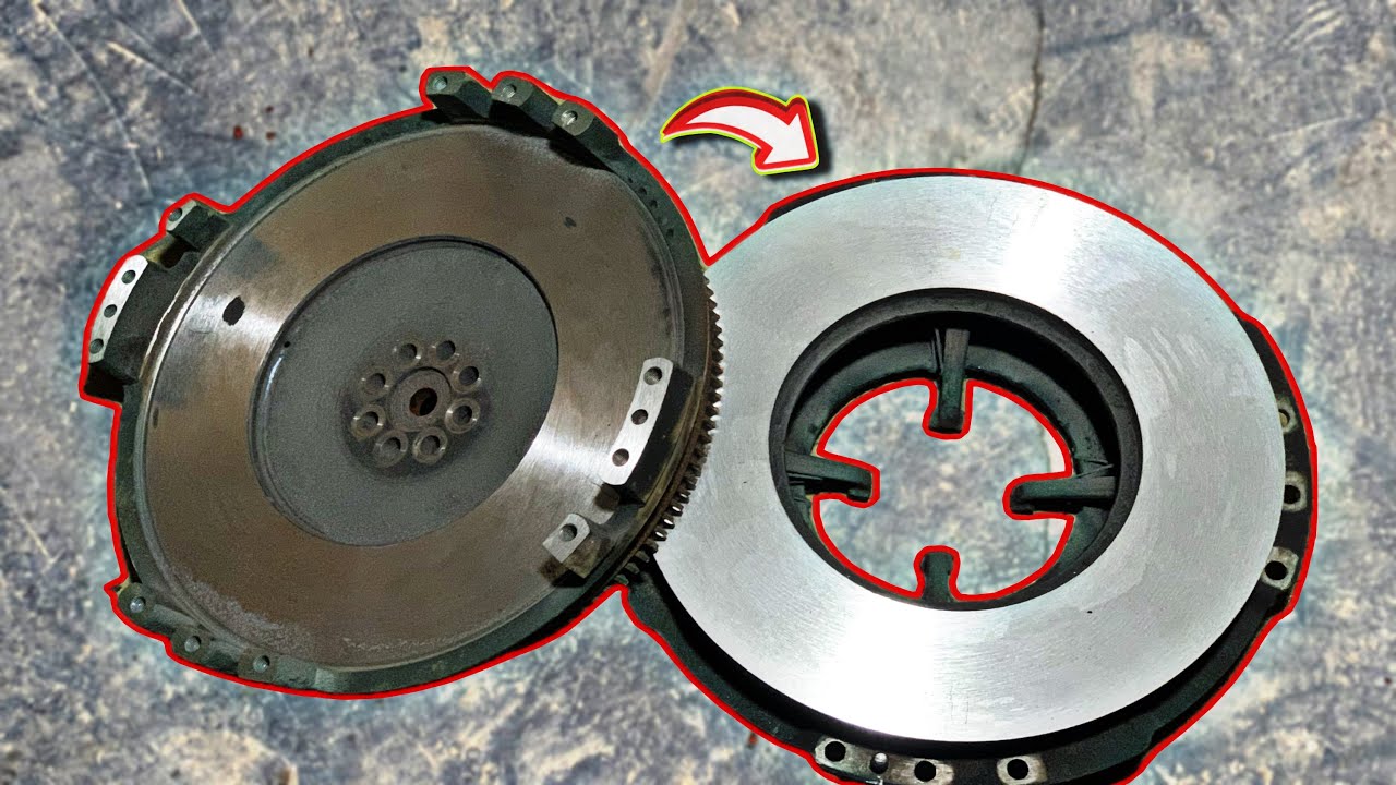 Clutch finger flywheel cracked Have you seen a repair like this before ...