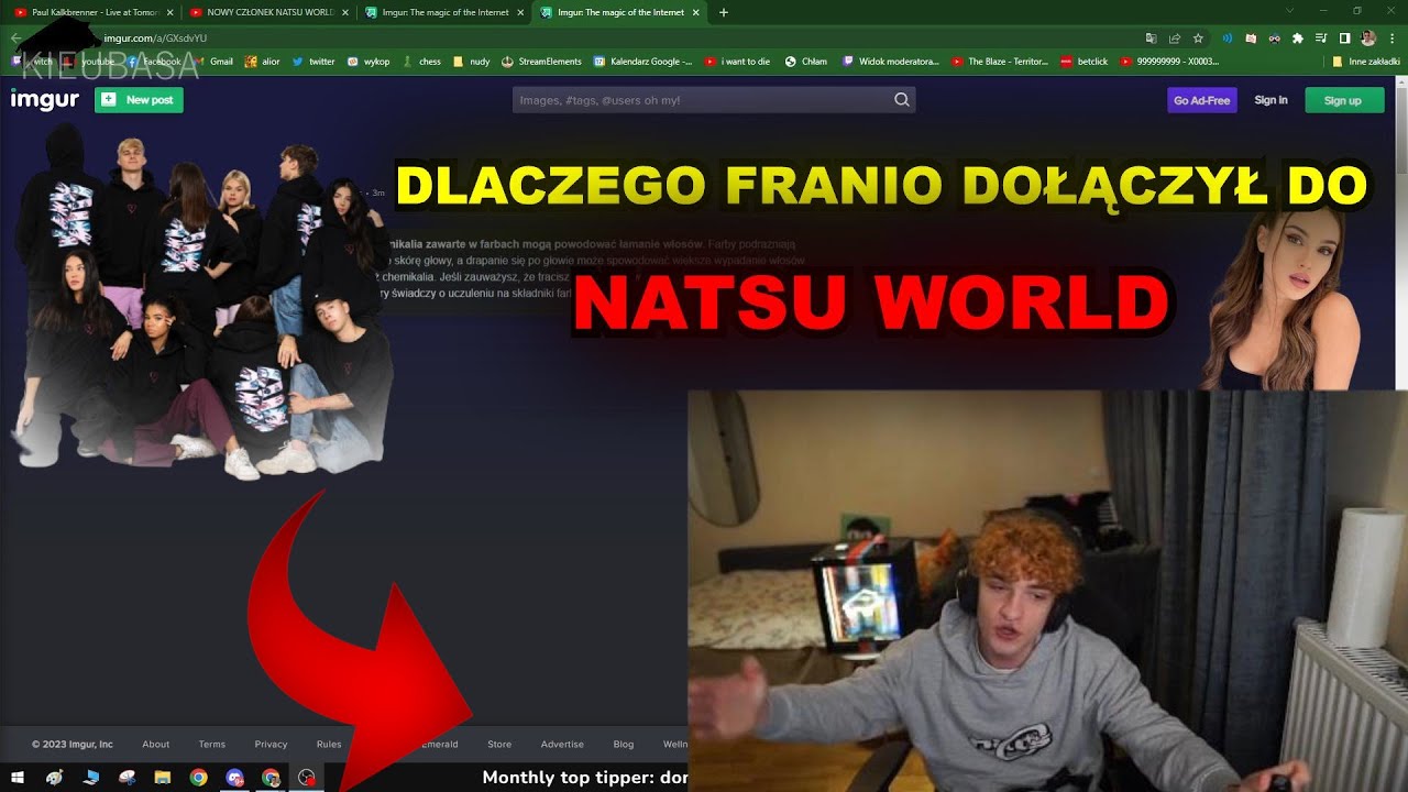 FRANIO MÓWI DLACZEGO DOŁĄCZYŁ DO NATSU WORLD - YouTube