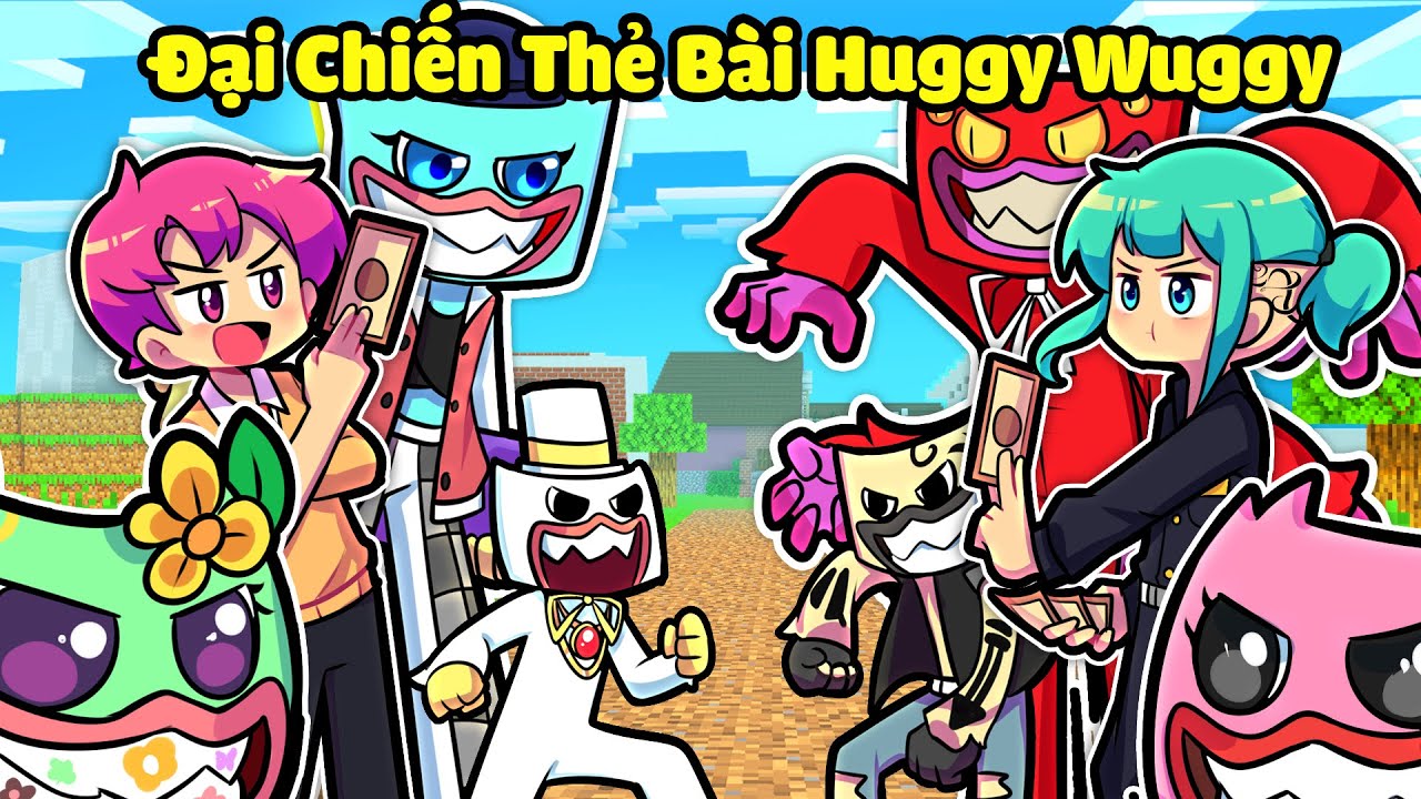 HIHA VÀ YUMMIE ĐẠI CHIẾN THẺ BÀI GIA TỘC HUGGY WUGGY*ĐẠI CHIẾN THẺ BÀI ...