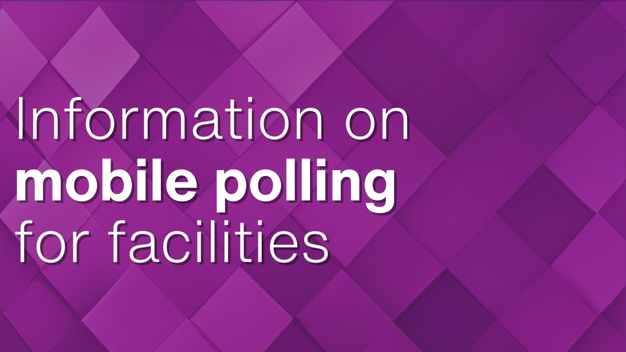 Information on mobile polling for facilities - YouTube