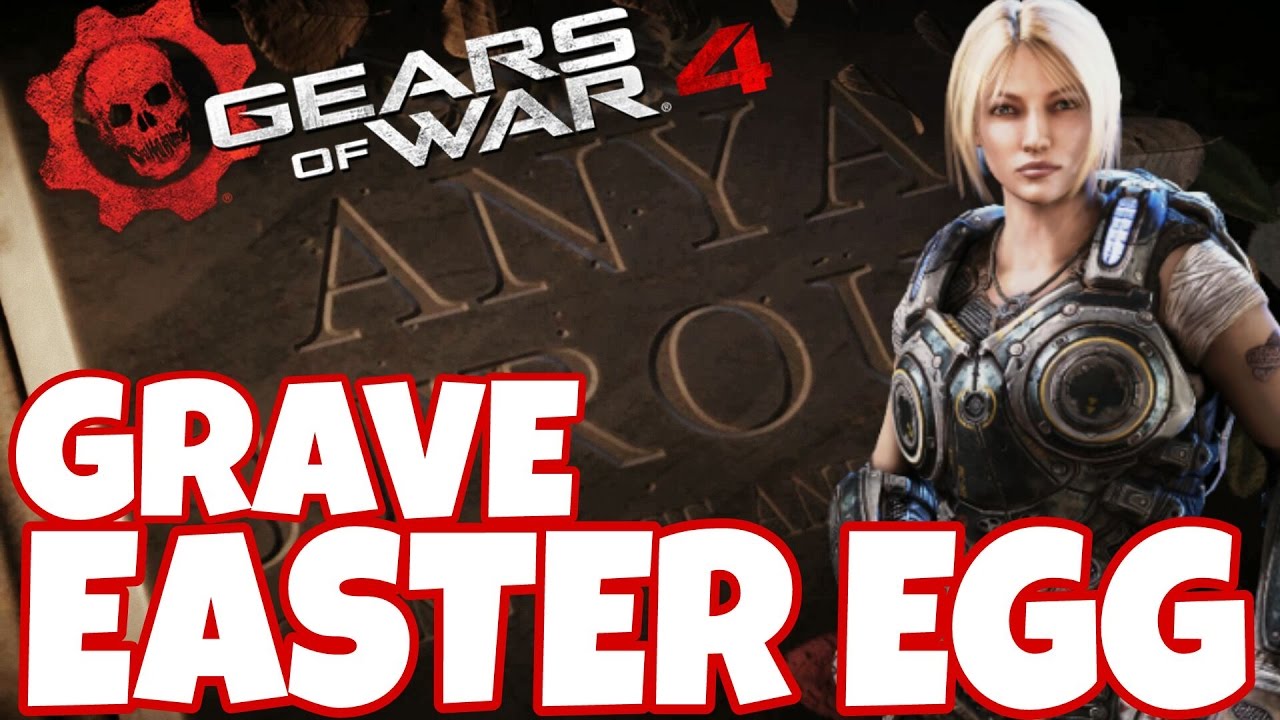 ANYAS GRAVE (Gears of War 4 Campaign Easter Eggs) - YouTube