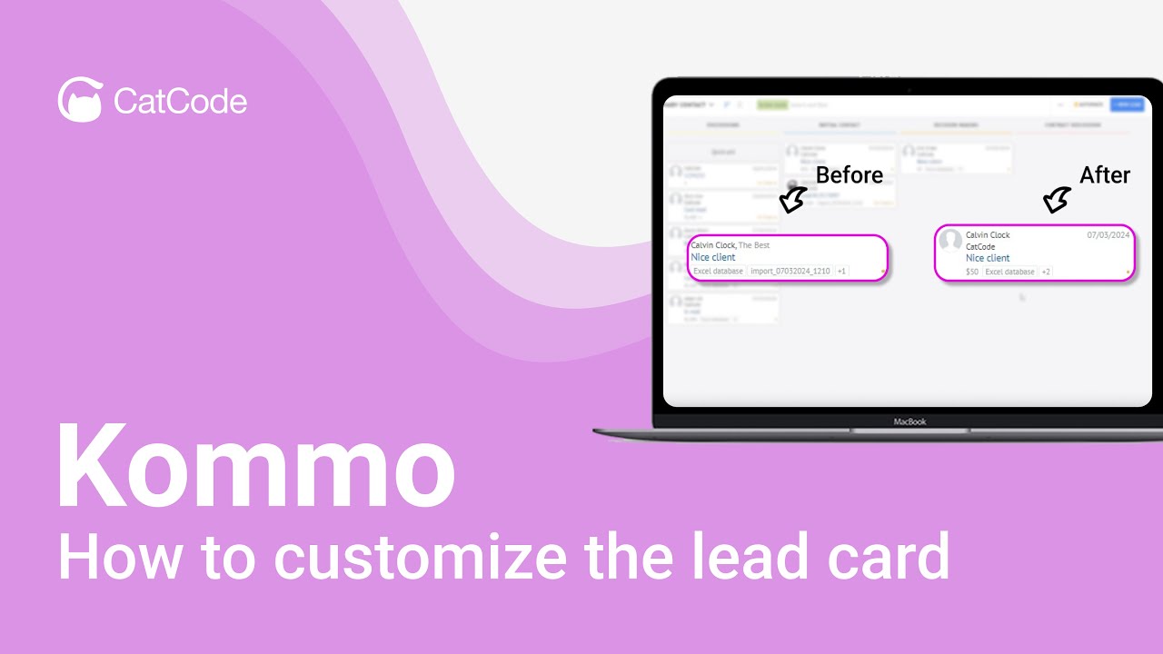 Customization the lead card layout in Kommo - YouTube