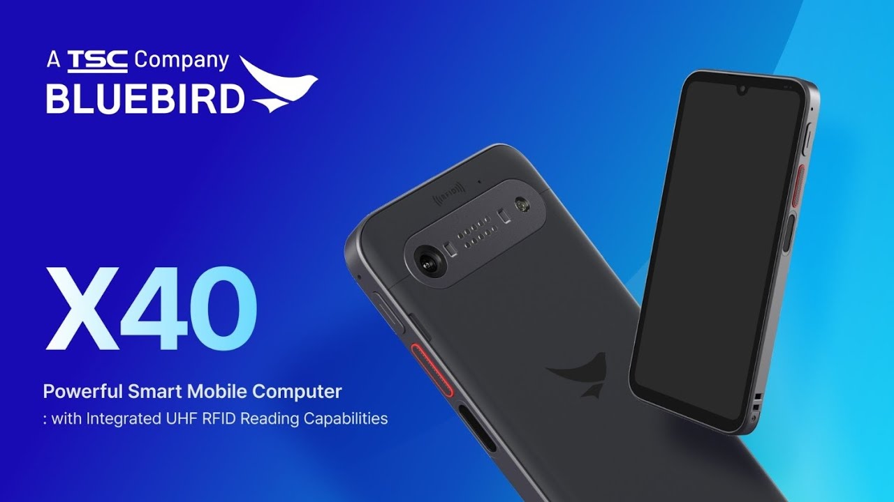 Bluebird’s X40 — latest RFID-enabled enterprise mobile computer. - YouTube