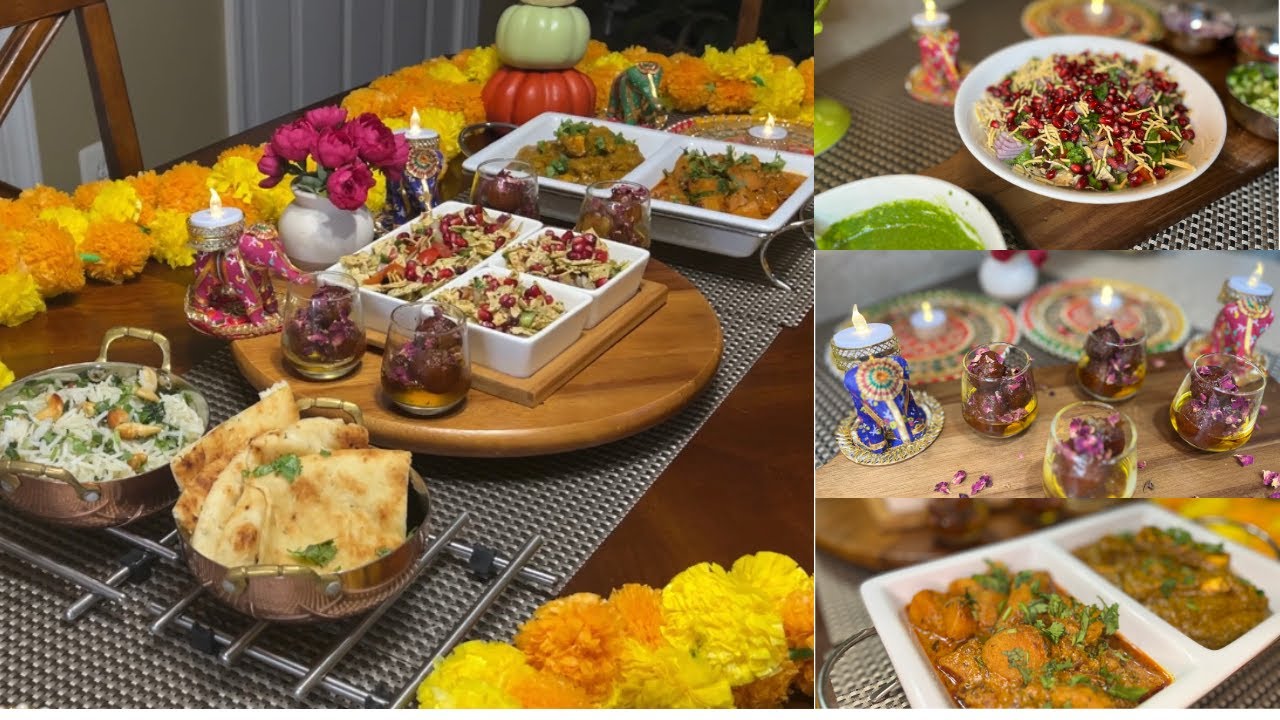 Indian Dinner Party Menu:Traditional Recipes with Modern Twists | Veg ...