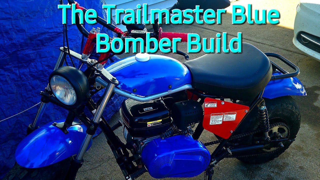Trailmaster Mb200 Blue Bomber Build Is Coming Together - YouTube