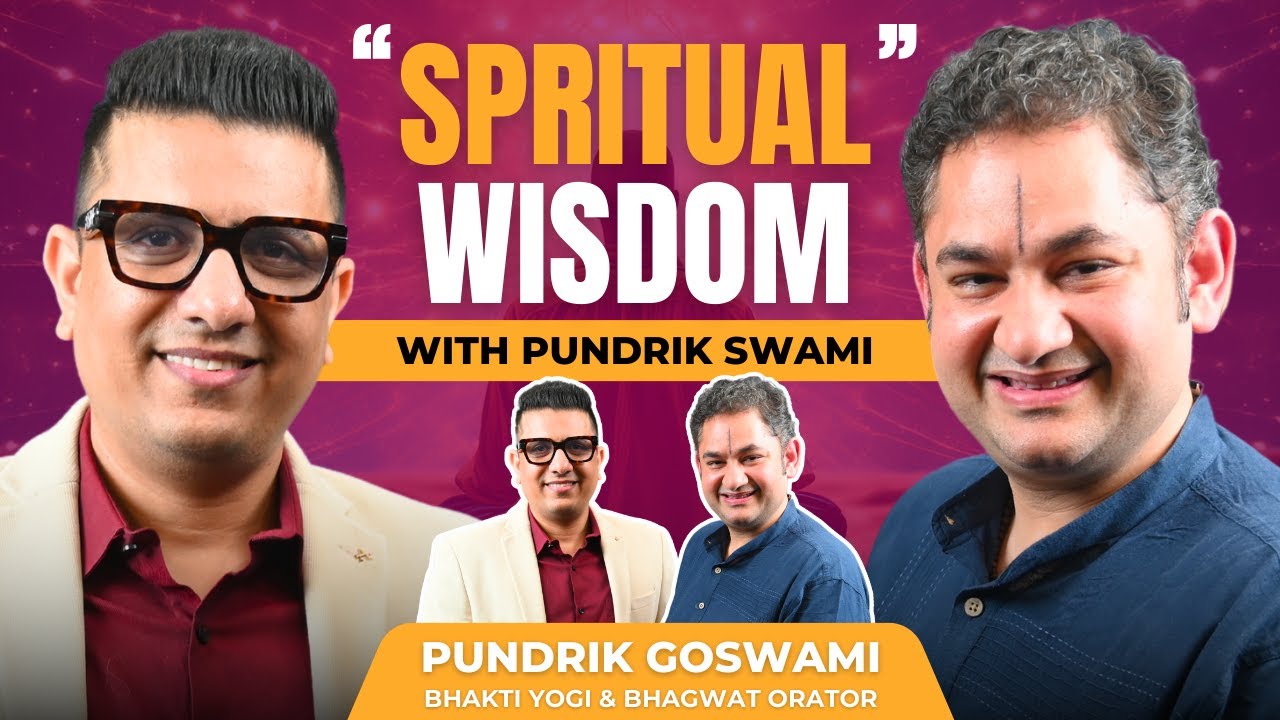 Spiritual Wisdom With @SriPundrik Shri Pundrik Swami On A Podcast of Dr ...