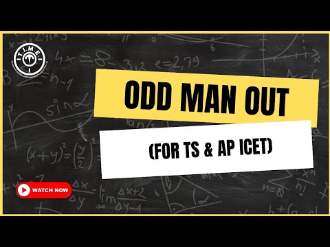 Odd Man Out (Number odd man) for TS ICET and AP ICET - YouTube