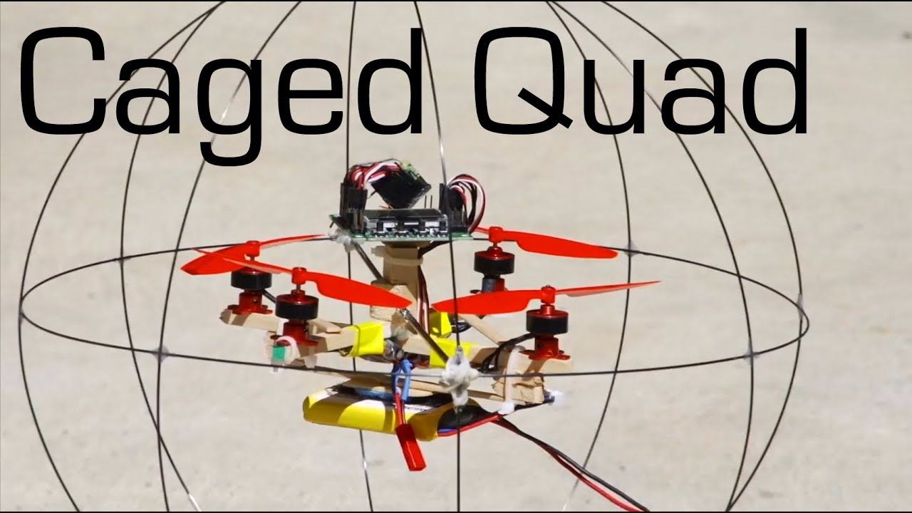 Spherical Cage Incased Quadcopter - RCTESTFLIGHT - - YouTube
