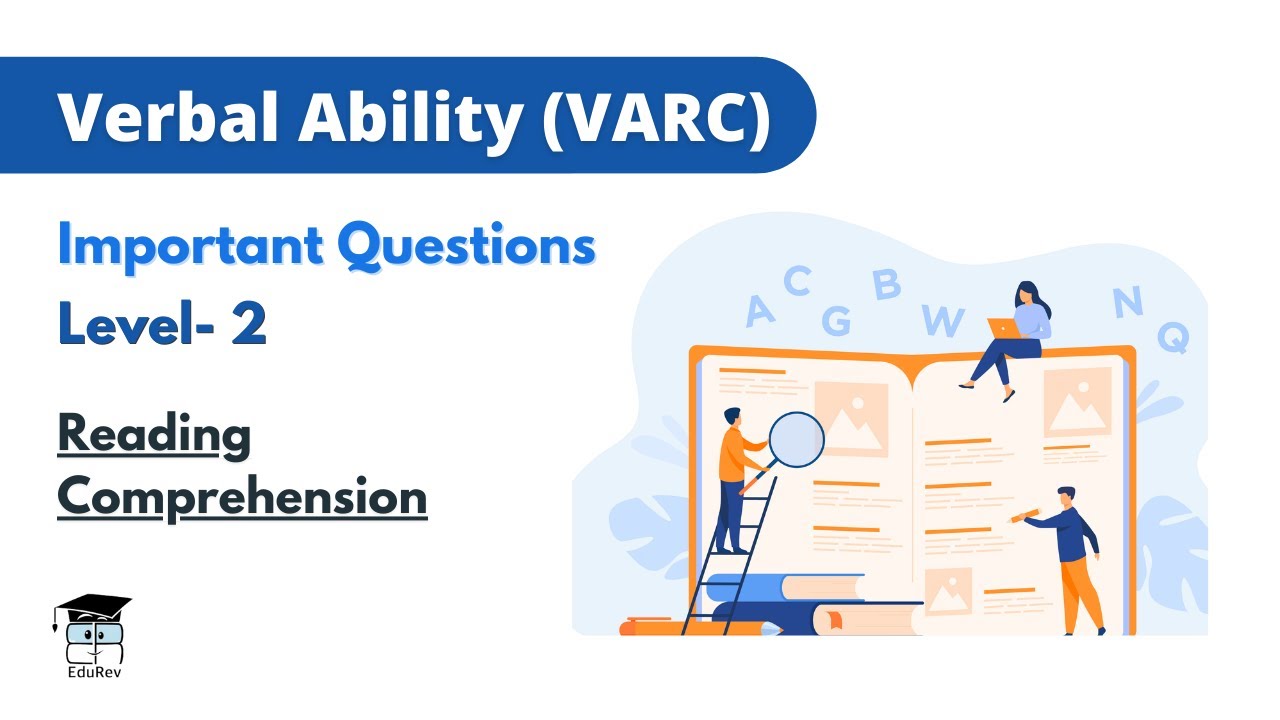 Reading Comprehension Verbal Ability Level Medium Questions Varc