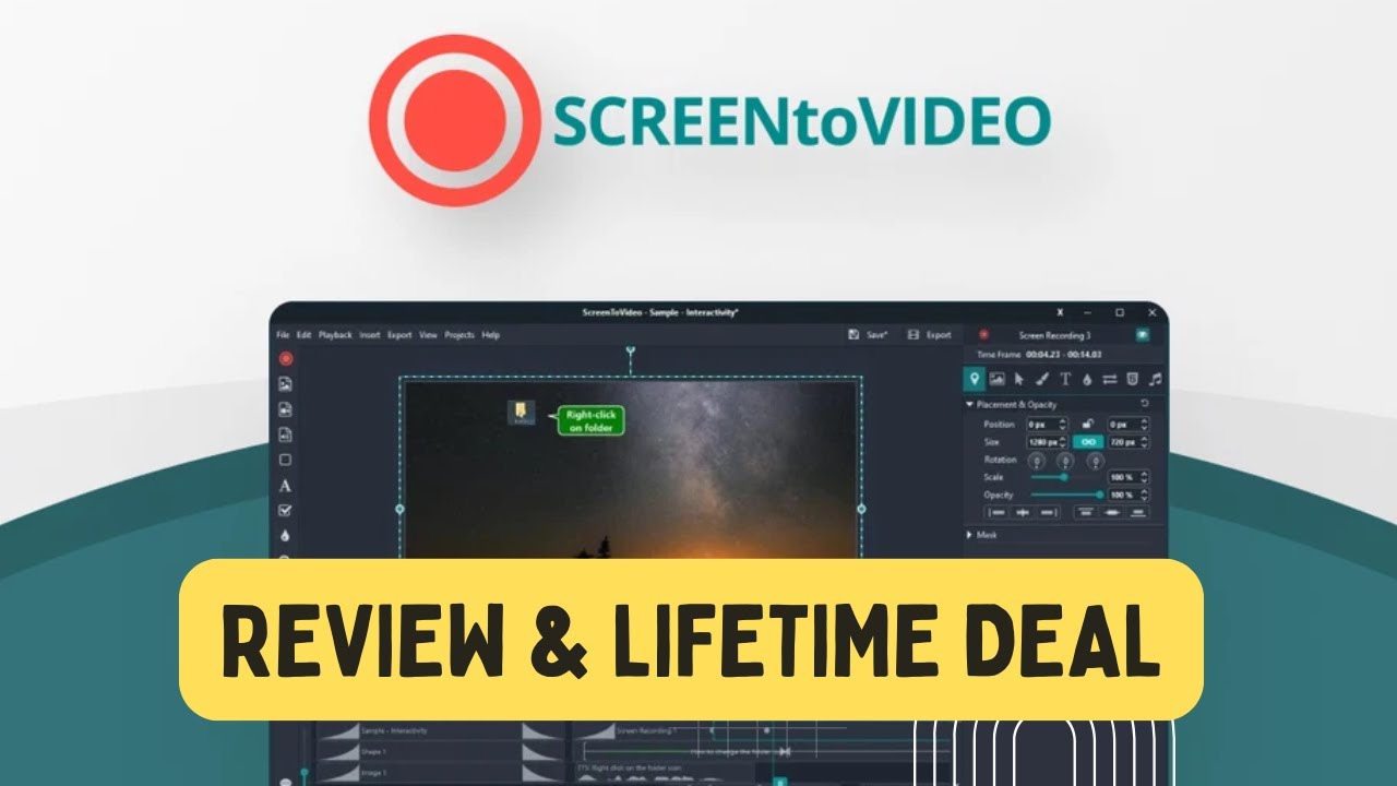 Screen to Video Reviews and Lifetime Deal | How to Capture Computer ...