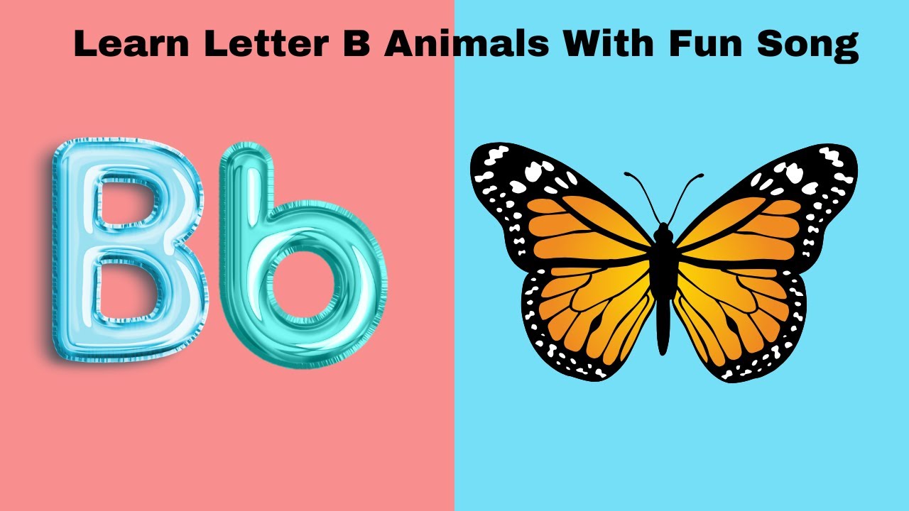 Alphabet Letter/Learn Letter B Animals With Fun Song/Song For Toddlers ...