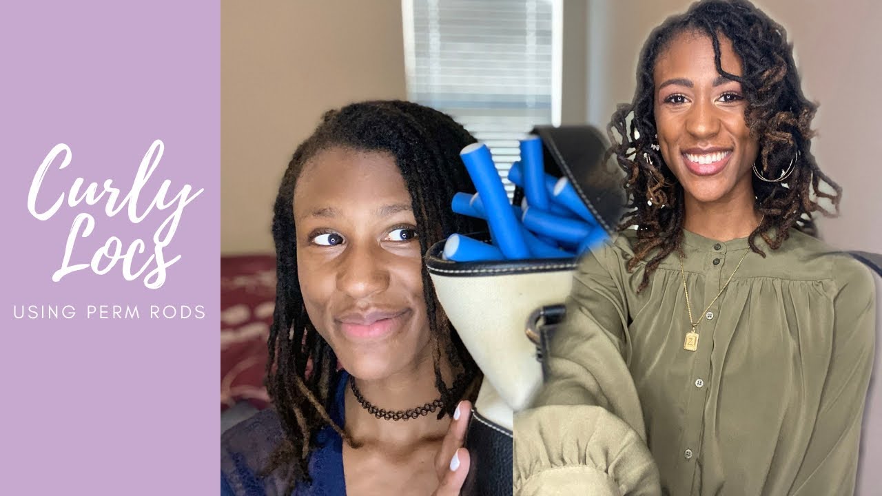 How To Get Curly Locs Using Perm Rods! - YouTube