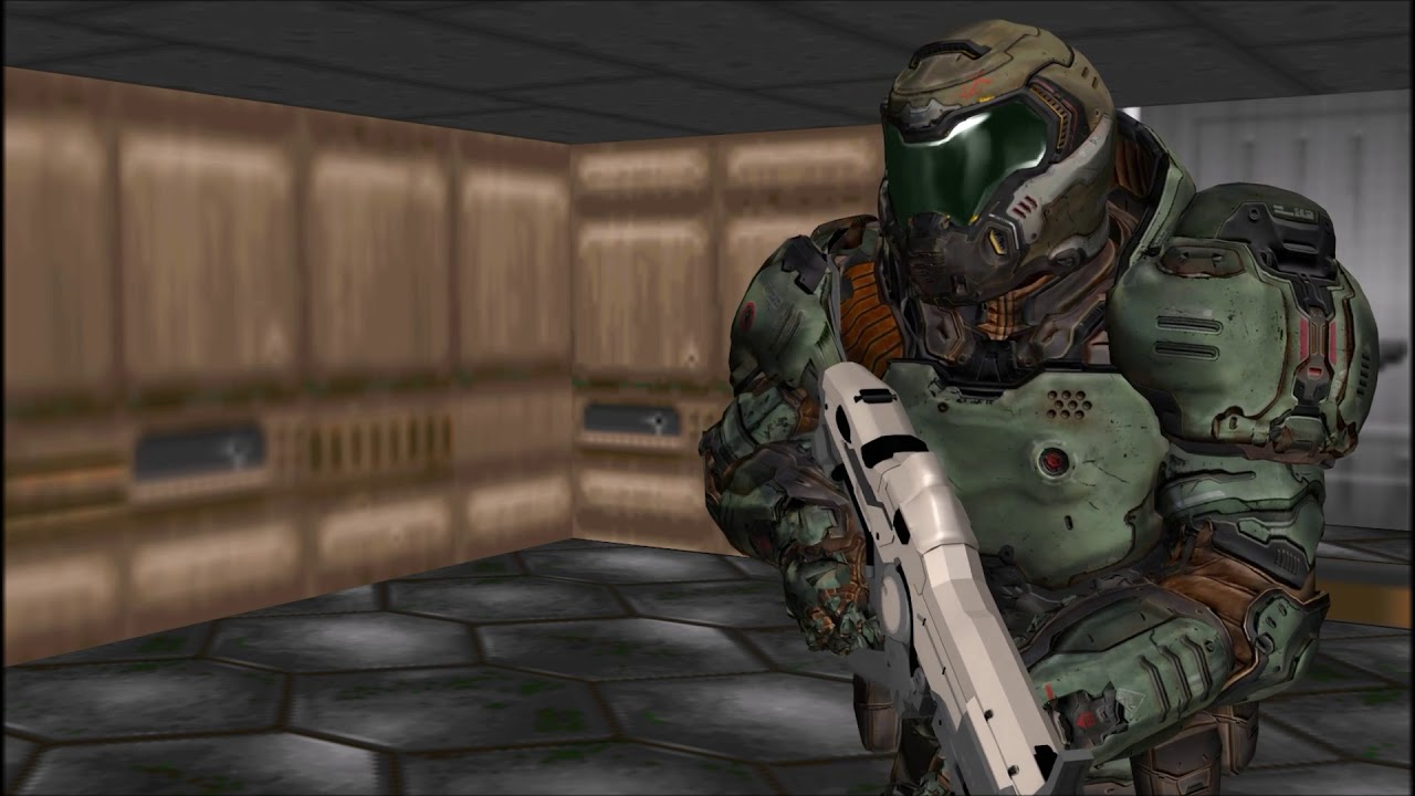 [MMD] Doomguy Fights Demons Better Alone - YouTube