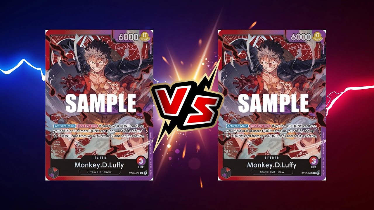 Monkey D. Luffy Mirror Match | One Piece TCG - YouTube