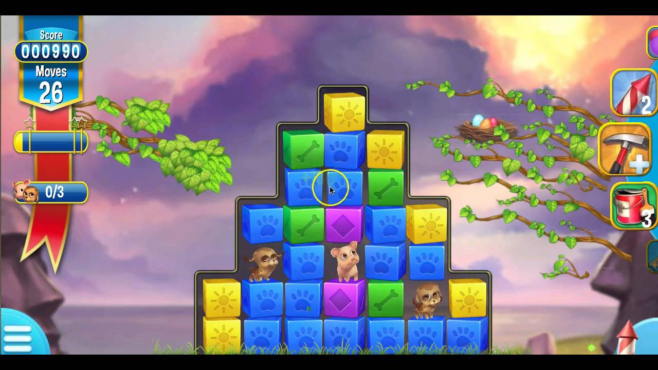 Pet Rescue Saga, Mystery Mountain 12th October Level 1 - YouTube