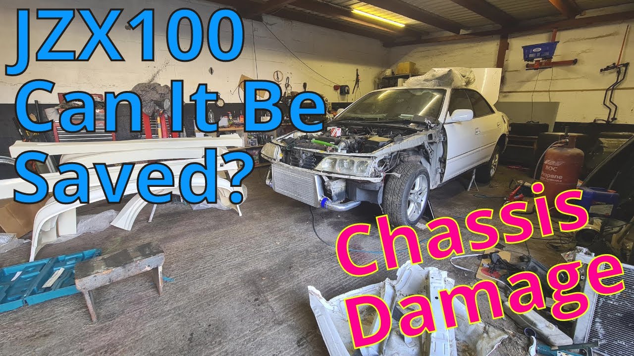 Rebuilding a wrecked JZX100 Mark 2 - Subframe Mounts Moved - YouTube