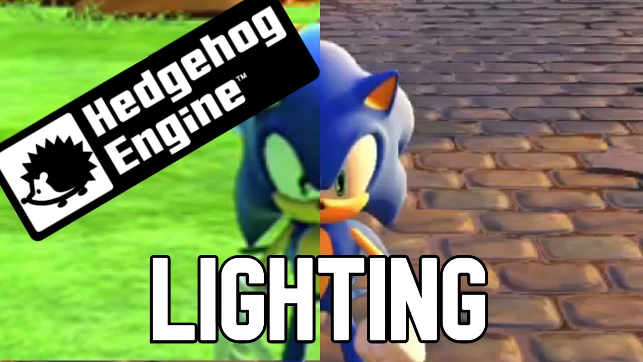Sonic the Hedgehog Lightning Comparison - Hedgehog Engine 1 & 2 - YouTube