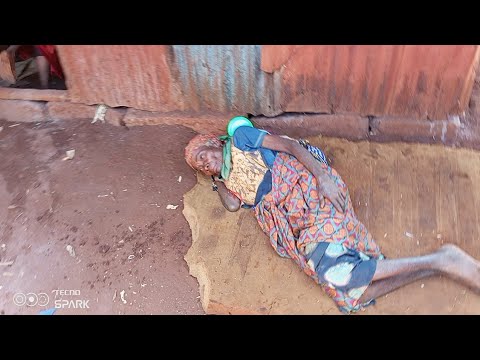 Jigger digging old grandma// African village life - YouTube