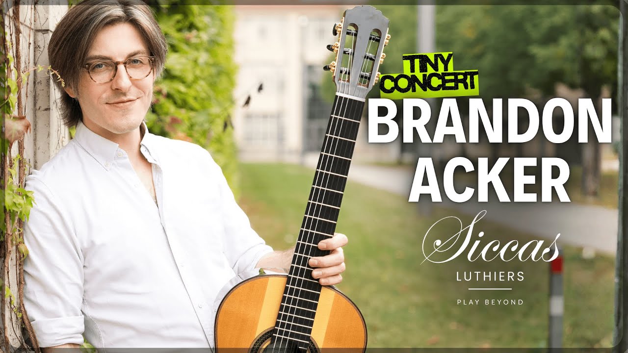 BRANDON ACKER - Online Concert on Siccas Luthiers Guitars | Baroque ...