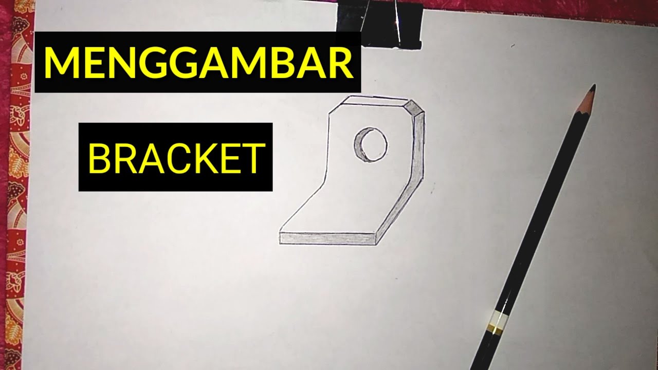 Tutorial menggambar bracket||how to draw bracket||cara menggambar ...