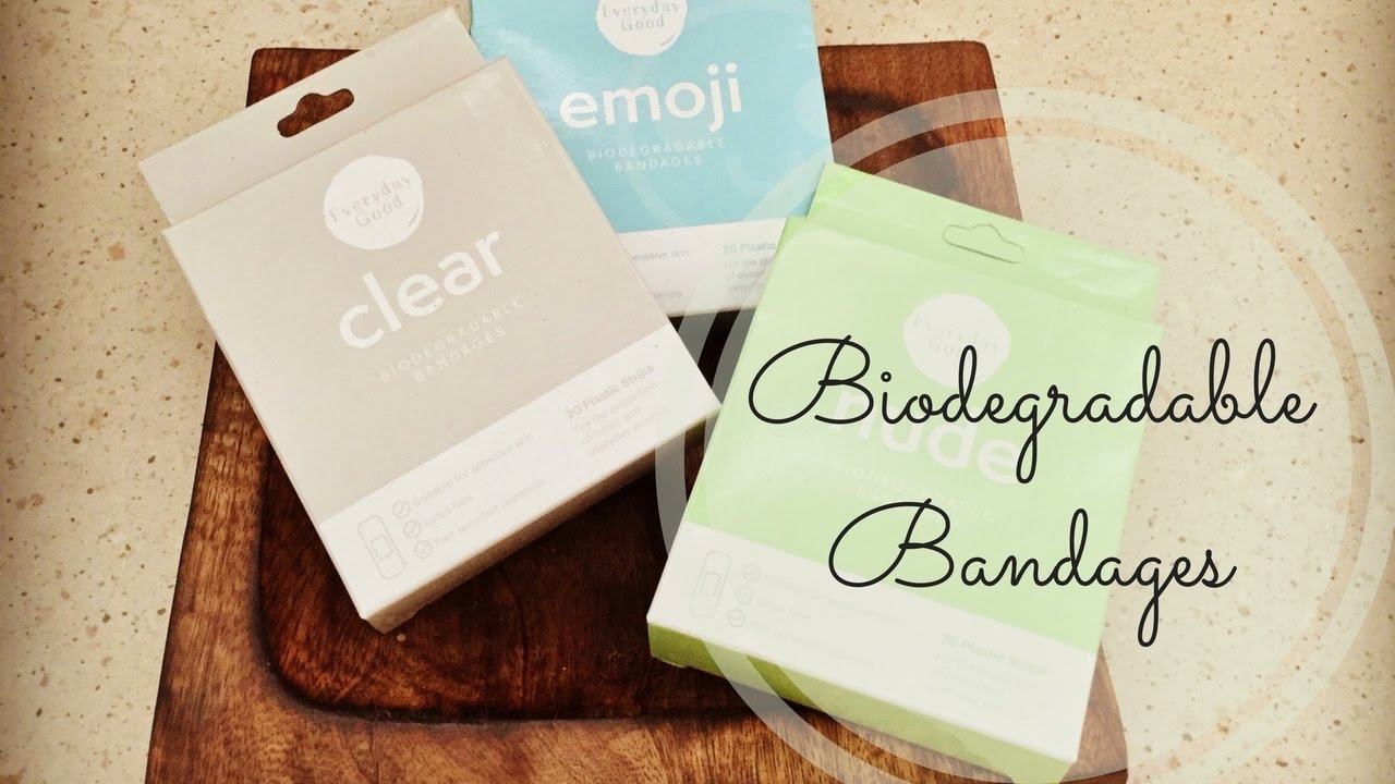 Biodegradable Bandages from the Everyday Good Co. - YouTube