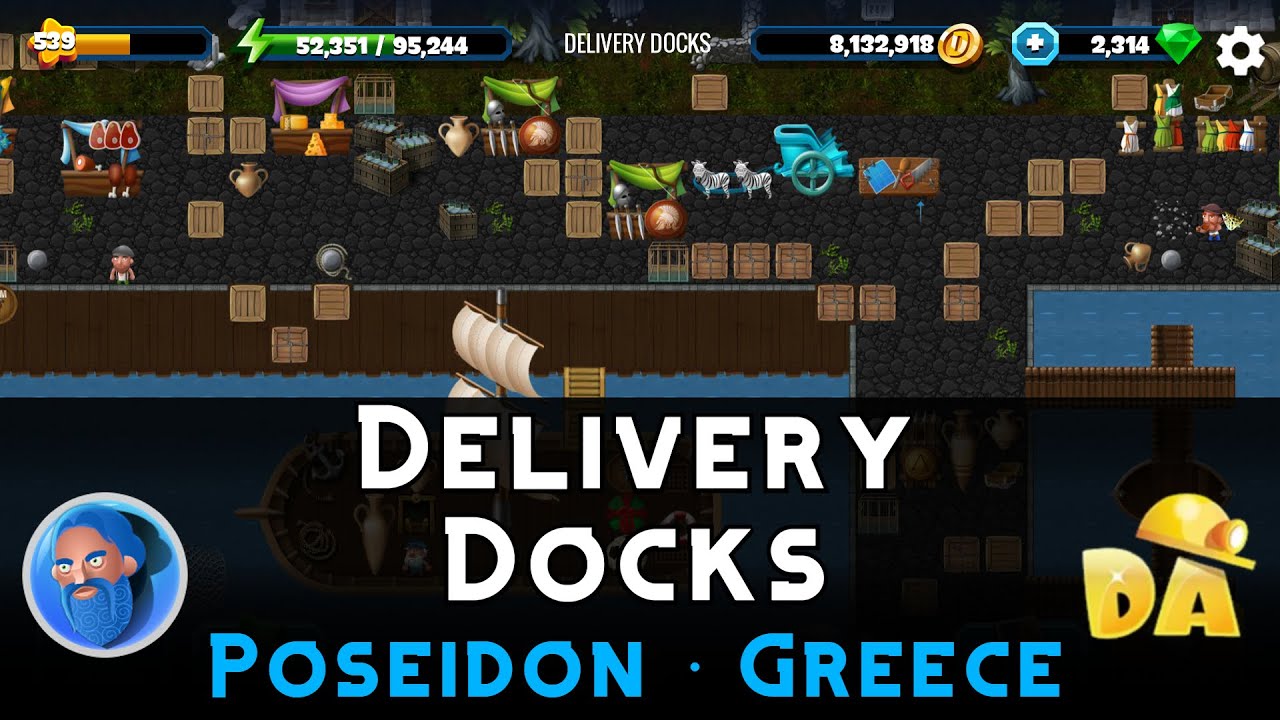 Delivery Docks | Poseidon #7 | Diggy's Adventure - YouTube