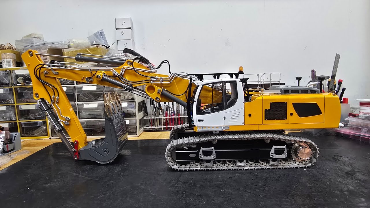 #Rc 레수 립헬 956 유압 굴삭기 개봉기(Unboxing lesu 956 hydraulic excavator)# ...