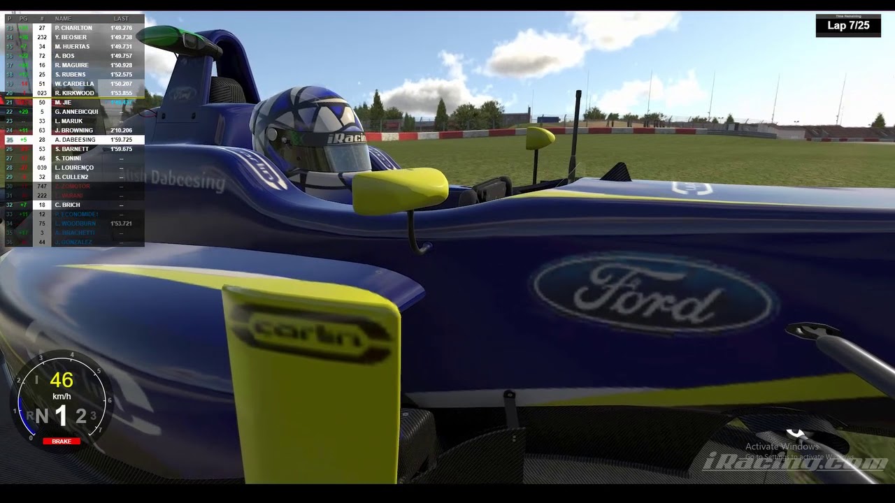 [IRacing IGPFun Formula 3 Series] Race - Nurburgring with 44 Cars - YouTube
