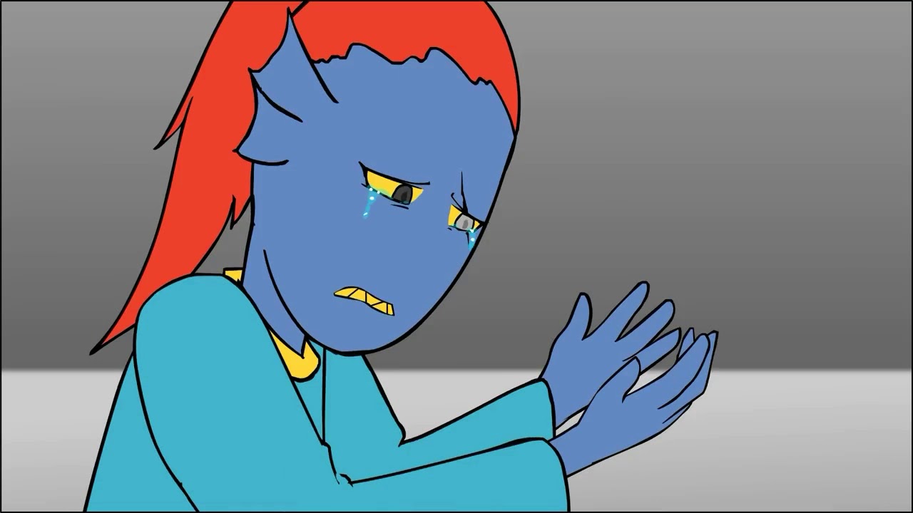 Undyne Is Crying For Alphys.....😢(GlitchTale By Camila Cuevas) - YouTube