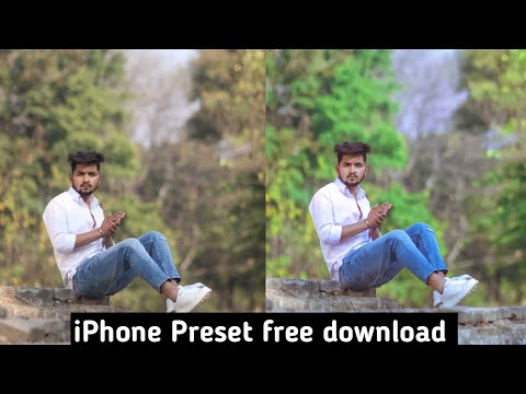 Lightroom iPhone Preset free download #shorts - YouTube