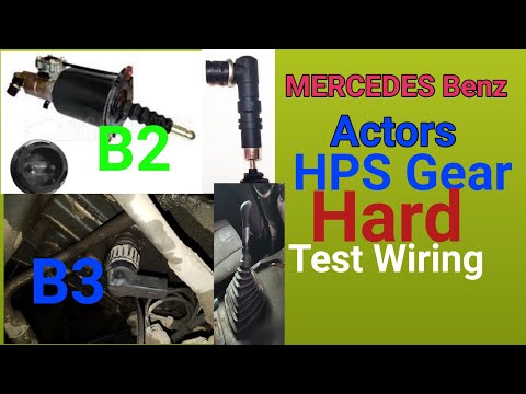 Transmission Inputs Speed Sensor B3 Clutch Travel Sensor B2 Wiring MERCEDES Benz Actors