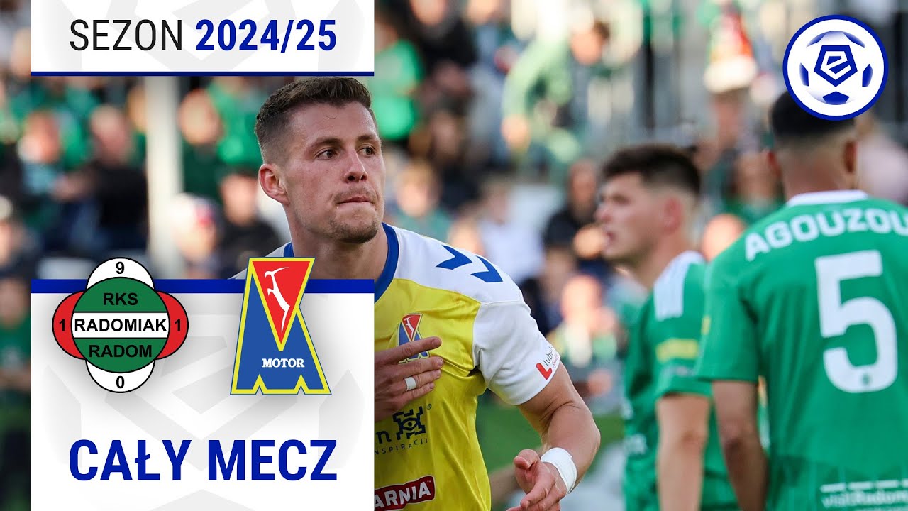 (1/2) Radomiak Radom - Motor Lublin | CAŁY MECZ | Ekstraklasa 2024/25 ...