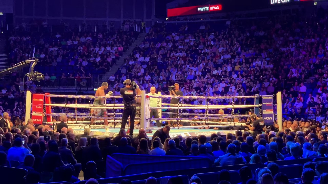 Dillian Whyte Vs Oscar Rivas Round 9 (knock down) - YouTube